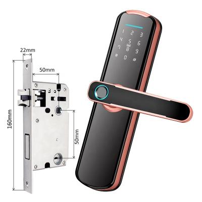 Cina Parola d'ordine elettronica astuta di Wifi della serratura del App 35mm di Ttlock Tuya in vendita