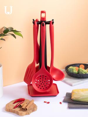 Cina Eec di LFGB un silicone di 7 pezzi che cucina insieme/l'insieme degli utensili cucina del silicone in vendita
