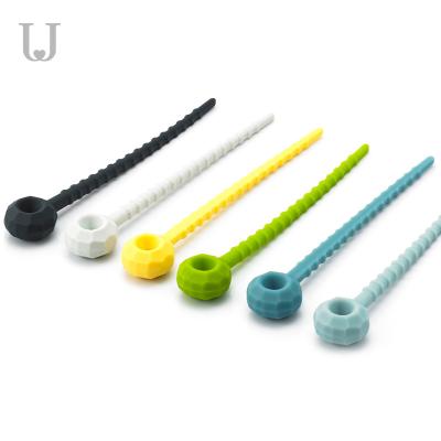 Cina legami 27g dell'alimento del silicone di 115mm ElasticReusable rispettosi dell'ambiente in vendita