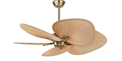 Cina Villa Malesia esotica 5 ventilatori da soffitto a distanza decorativi di pale di Plam dell'ABS in vendita
