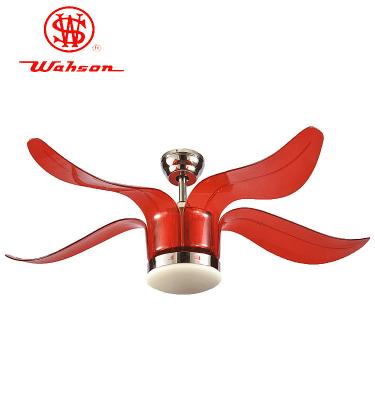 Cina Ventilatore da soffitto dell'interno economizzatore d'energia delle pale di ventola di raffreddamento 4 del motore elettrico 52Inch con le luci in vendita