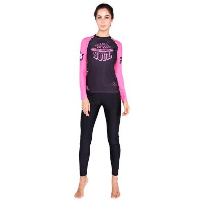 China High-Quality Lycra Lady's swimwear &pink women's Beachwear&Anti-UV 50+ diving suit for girl's for sale