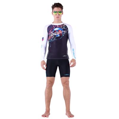 China Lycra surfing suit &long sleeve  sportswear &Anti-UV 50+ diving suit for men's for sale