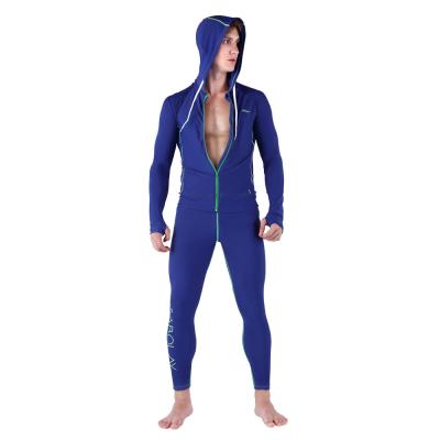 China Flatlock seam   Lycra one-piece diving suit &durable sportswear &UV 50+ swimwear with zipper for men's for sale
