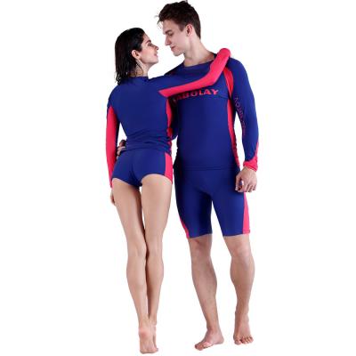 China Long sleeve  lycra swimwear &200g fabric durable High-elastic sports wear &UV 50+ diving suit for sale