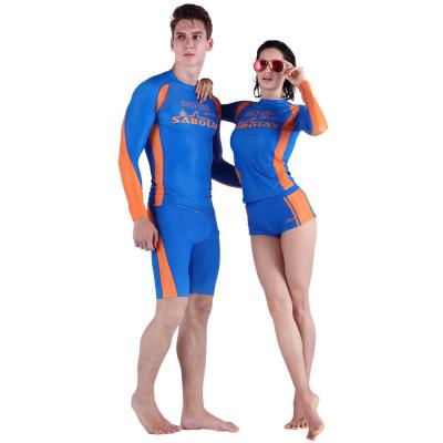China Long sleeve  lycra swimwear &200g fabric durable High-elastic sports wear &UV 50+ diving suit for sale