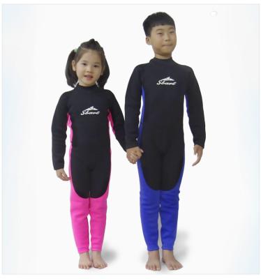 China Kid's long sleeve  wetsuit &2mm neoprene material diving suit& children's diving suit for sale