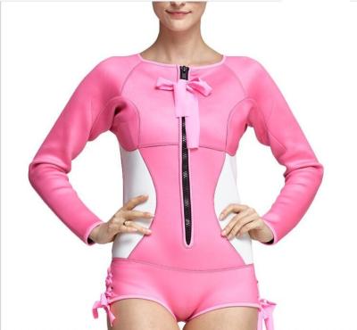 China Keep warm   neoprene long sleeve wetsuit  &2mm neoprene material diving suit & surfing suit for sale