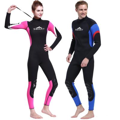 China Hot sale 3mm  neoprene wetsuit & one-piece neoprene  diving suit&super stretch men's surfing suit for sale