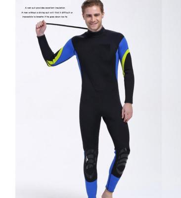 China Breathable 3mm  neoprene wetsuit & one-piece neoprene  diving suit&super stretch men's surfing suit for sale