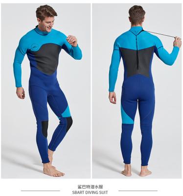 China Hot sale 3mm  neoprene wetsuit & one-piece neoprene  diving suit&super stretch men's surfing suit for sale