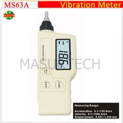 China handheld portable digital vibration meter MS63A for sale