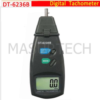 China Portable Digital 2 in 1 LASER Sensor Photo & Contact Tachometer DT-6236B for sale