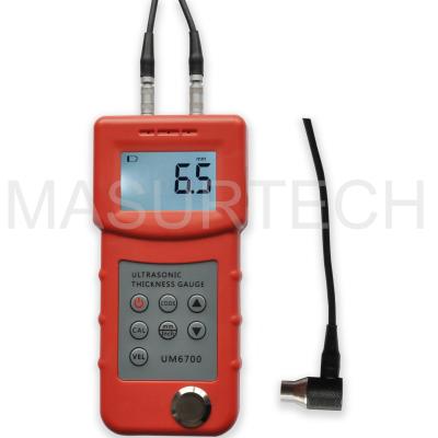 China UM6700 Digital Portable Ultrasonic Thickness Gauge Meter Tester 1.0-280mm,0.05-11.8inch (i for sale