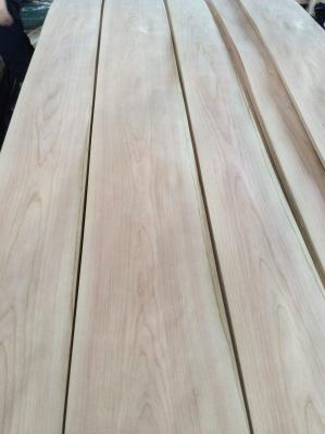 China American Cherry Natural Wood Veneer for sale