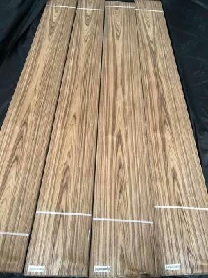 China Teak Veneer Crown Cut Burma Teak Natural Veneers Myanmar Teak Sliced Veneer for Interior Furniture Doors & Plywood for sale