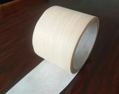 China White Oak Profile Wrapping Veneer Fleece Backed White Oak Veneer Rolls for Furniture Cabinets Doors and Windows for sale