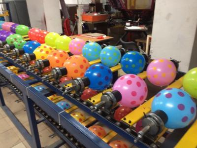 China Christmas decoration advertising useful multi sides latex balloon printing machine for sale