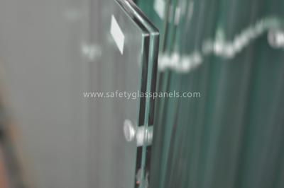 중국 닦은 가장자리, 높은 충격 방지를 가진 박판으로 만들어진 안전 유리 방책을 맑게 하십시오 판매용