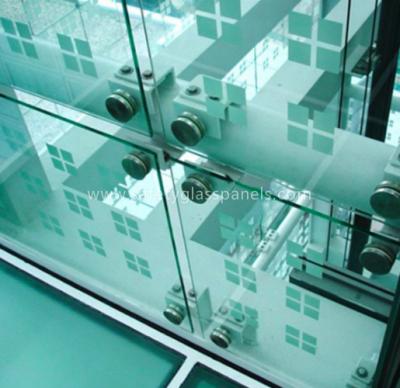 China Low Iron Custom Tempered Glass Panels , Laminated Glass Film Safety for sale