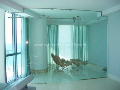 China Clear Fully Tempered Safety Glass 5mm 6mm In Architecture , Heat Resistant for sale