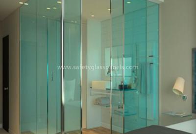 China 8mm 10mm Tinted Tempered Safety Glass Skylight , Clear Float Glass for sale