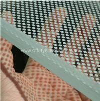 China Decorative Colored Silk Screen Printing Glass Sheets , High Temperature Resistant for sale