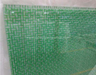 Cina Sicurezza di vetro stampata Silkscreen piano di 10mm 12mm per le Camere e le scuole in vendita
