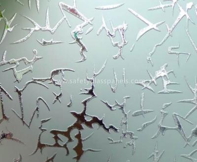 China Low-e Insulated Acid Etched Tempered Glass Windows And Doors With CE for sale