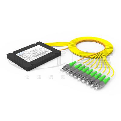 China ABS Box Type PLC Optical Splitter Plastic Box Enclosure Splitting 2-64 Channels for sale