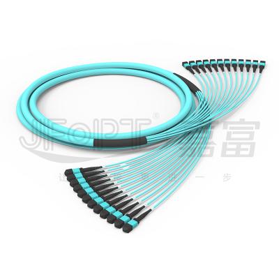 China 288 Kernen 12 Sub de Vezel Optische Boomstam van PC van de Eenheids Multimode OM3-300 Mpo Kabel OFNR OFNP MPO Te koop