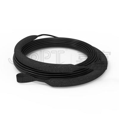 Chine Le noyau de Mini Cable 12 a pré terminé le câble optique de fibre avec la branche à plusieurs modes de fonctionnement de la violette OM4 0.5m de connecteurs de LC UPC à vendre