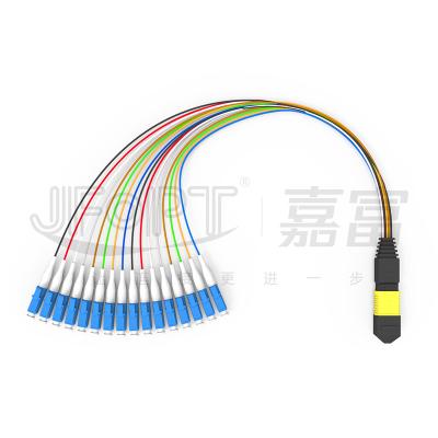 Cina Tipo con poche perdite monomodale G657A1/G657A2 dei centri del cavo di toppa di MPO-LC 16 un contenitore di modulo in vendita