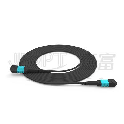 Chine MPO coffre Jumper 8 / 12 / 24 Noyaux OM3 / OM4 / OM5 3,0 mm TPU Noir à vendre