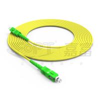 China SC Fiber Optic Patch Cord Simplex Duplex 2.0mm LSZH Custom Length for FTTH FTTX Network for sale