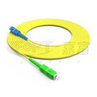 China SC Fiber Optic Patch Cord Simplex Duplex 2.0mm LSZH Custom Length for FTTH FTTX Network for sale