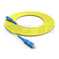 China SC Fiber Optic Patch Cord Simplex Duplex 2.0mm LSZH Custom Length for FTTH FTTX Network for sale