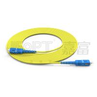 China SC Fiber Optic Patch Cord Simplex Duplex 2.0mm LSZH Custom Length for FTTH FTTX Network for sale