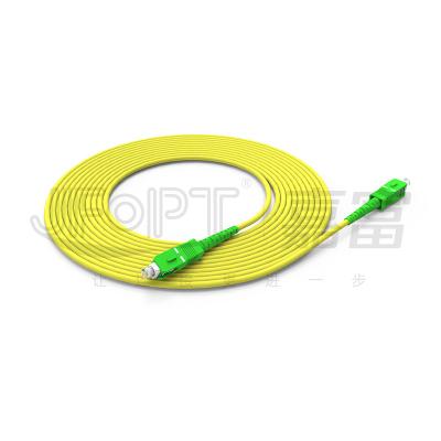 China 1m LSZH OEM SC-SC/UPC SX OS1/OS2/OM3/OM4 Fiber Optic Patch Cord with Ceramic Ferrule for sale