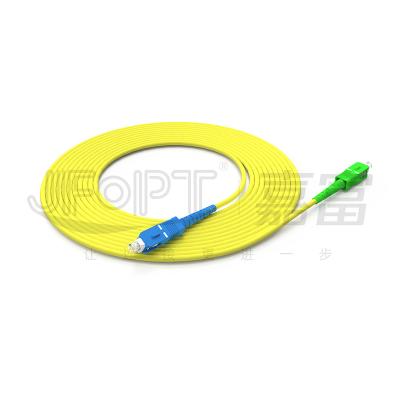 China 1m LSZH OEM SC-SC/UPC SX OS1/OS2/OM3/OM4 Fiber Optic Patch Cord with Ceramic Ferrule for sale