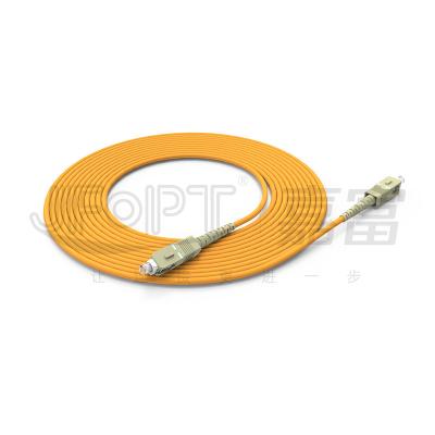 China 1m LSZH OEM SC-SC/UPC SX OS1/OS2/OM3/OM4 Fiber Optic Patch Cord with Ceramic Ferrule for sale