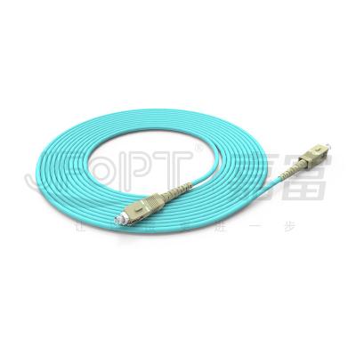 China 1m LSZH OEM SC-SC/UPC SX OS1/OS2/OM3/OM4 Fiber Optic Patch Cord with Ceramic Ferrule for sale