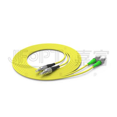 Chine Cable à fibre de mode unique FC Connector Jumper Jacket de câble supporté OEM Optionnel pour boîte de terminaux métalliques avec boucle de verrouillage à vendre