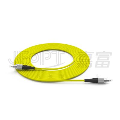 Chine Cable à fibre de mode unique FC Connector Jumper Jacket de câble supporté OEM Optionnel pour boîte de terminaux métalliques avec boucle de verrouillage à vendre