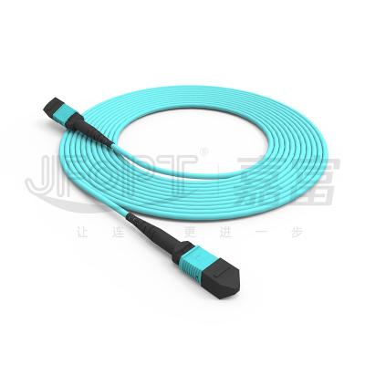 Cina Cavo ottico 2.0 mm mono-tubo mini-cavo MPO Conccetor lunghezza personalizzata Multimode OM3 Fibra ottica patch cord in vendita