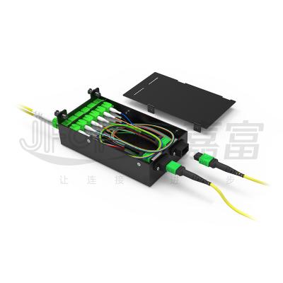 China MPO-LC 0.9mm 12Cores Breakout Cable Customized Length SM G657a1 Fiber Multi fiber Module box adapter Patch Cord for sale