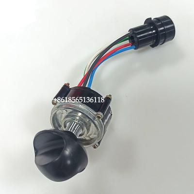 China 163-6710 1636710 Round Plug Throttle Knob Fuel Dial Switch For E312 E320 E320V2 Rotary Switch Excavator Parts à venda