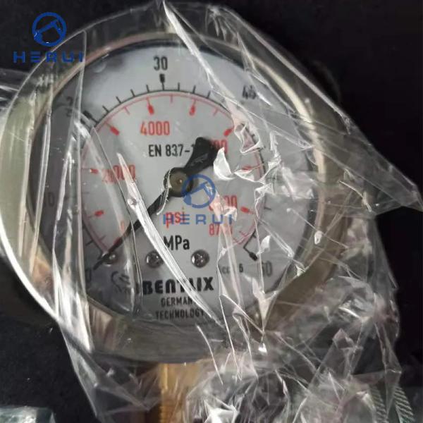 Hydraulic Pressure Test Kit 3 Gauges for Excavators Pressure Gauge Diagnostic Tools