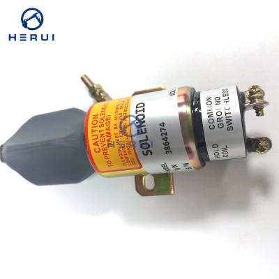 China 24V Engine Stop Solenoid Fuel Shutoff Solenoid 3864274 for sale