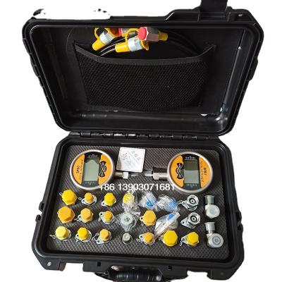 China Hydraulic Hammer 0-60 Mpa XZTK-70MD Pressure Test Gauge Diagnostic Tool Adapter Precision Digital Pressure Gauge for sale